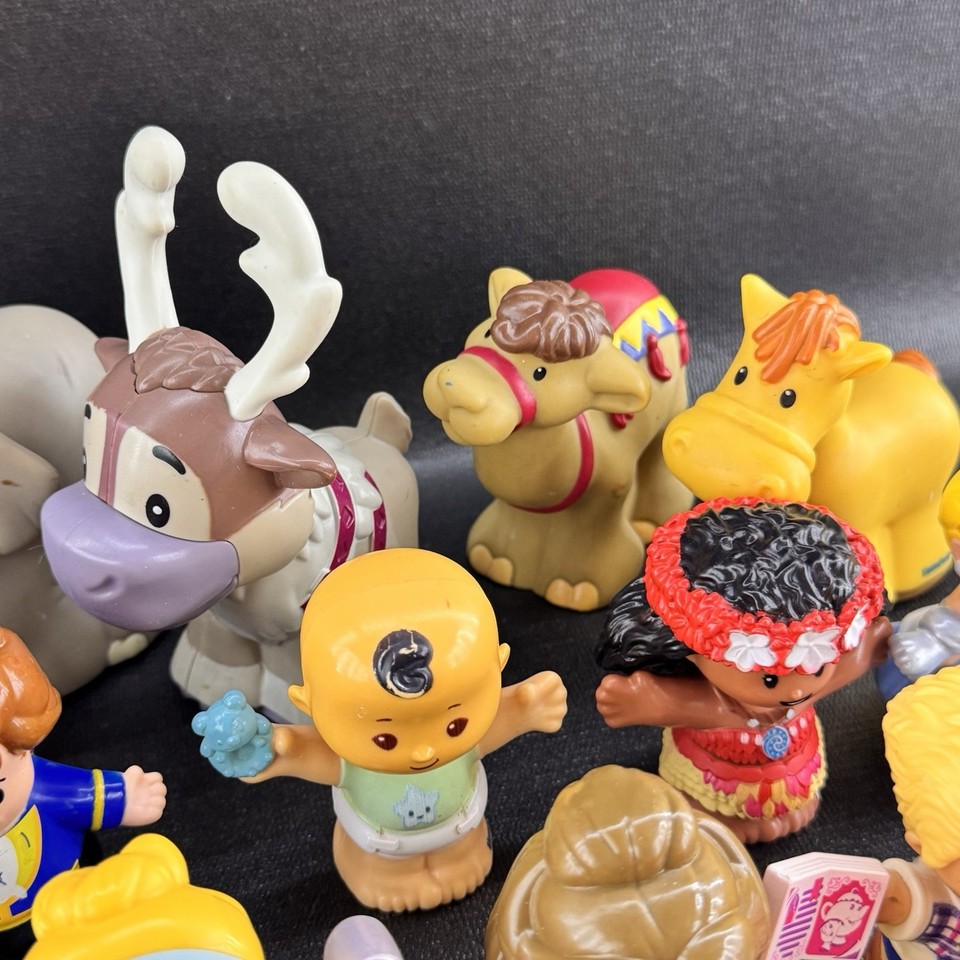 Fischer Price Little People Figurine Lot Of 49 Disney Zoo Talkers ...