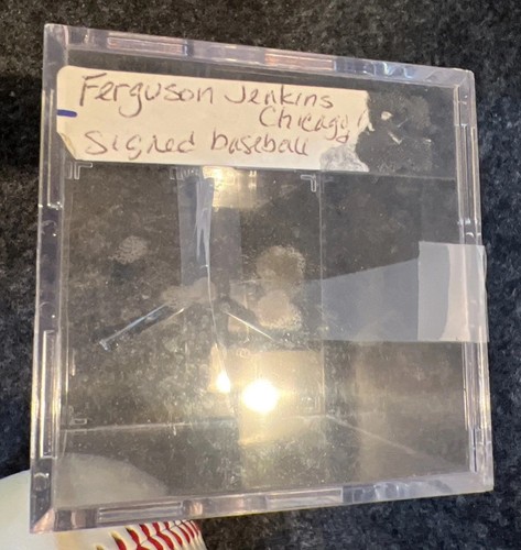 Lot 2 Signed MLB Baseballs Garry Maddox Phillies Ferguson Jenkins ...