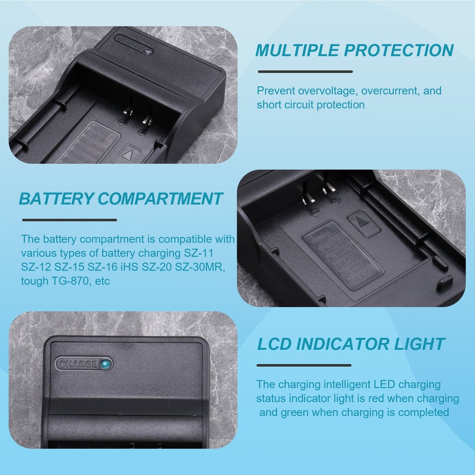 Li-50B Kamera Usb Ladegerät Für -8010 9010 -30Mr Sp-810U B9O74503 | eBay