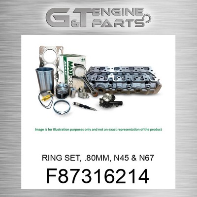 F87316214 RING SET, .80MM, N45 & N67 Maxiforce (NEW AFTERMARKET) | eBay