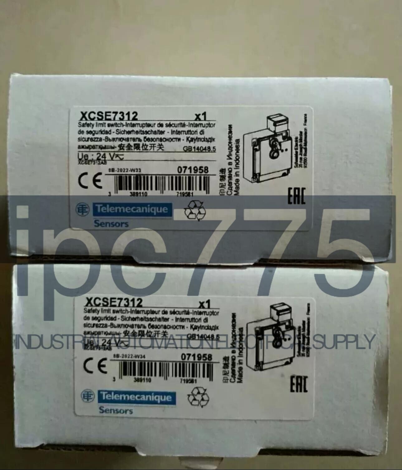 XCSE7312 New Telemecanique Limit Switch with Box Free Shipping XCSE7312 ...