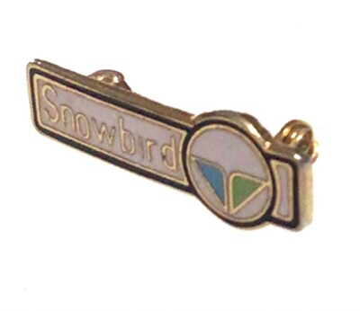Tiny Snowbird Ski Skiing Pin P6 | eBay