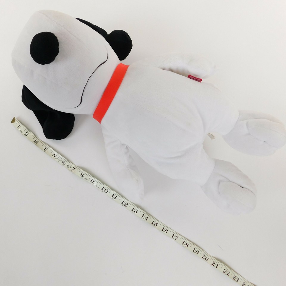 Snoopy 19" Plush White Beagle Red Collar Peanuts 2015 | eBay