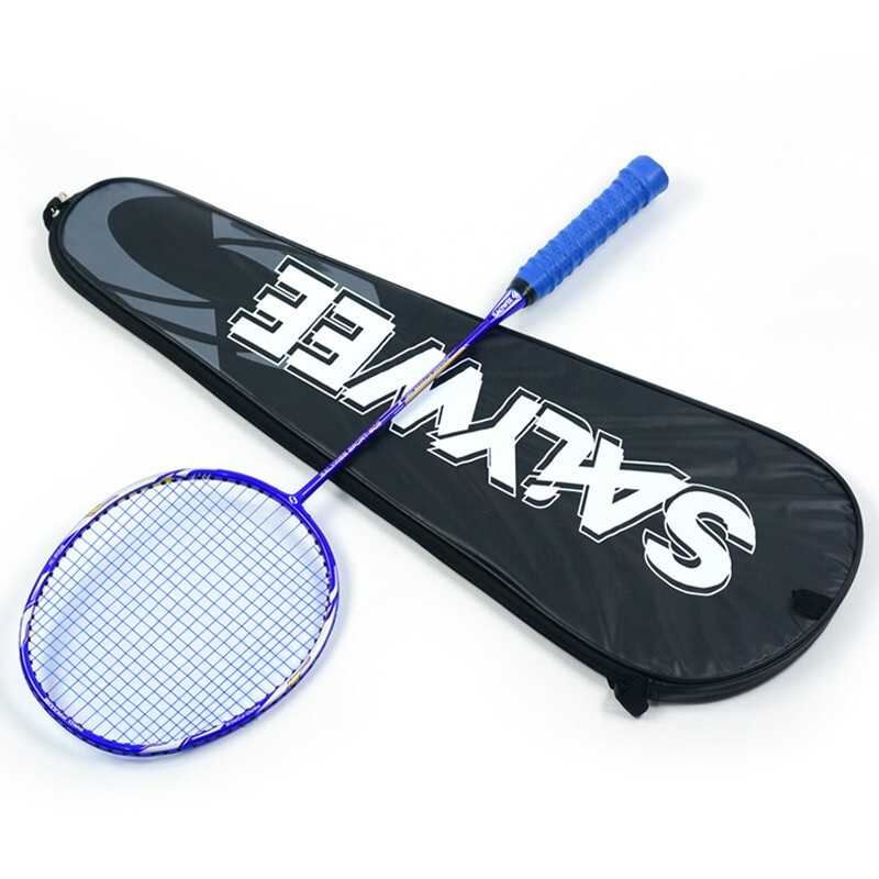 HZ 26LBS Composite Carbon Fiber Badminton Racket 4U/G5 Lightweight With ...