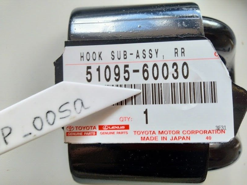 Toyota Genuine 4Runner 2003-2009 Transport Rear LH Hook 51095-60030 ...
