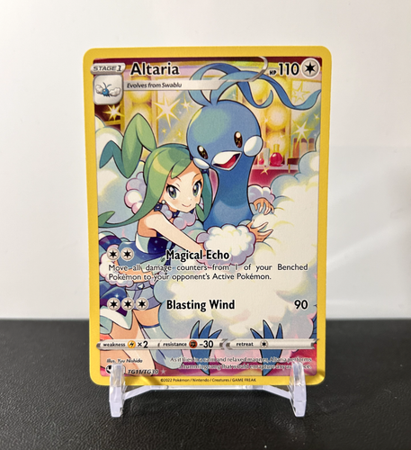 Altaria TG11/TG30 Full Art Silver Tempest Trainer Gallery Pokemon Card ...