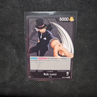 One Piece Card Game Rob Lucci Pillars Of Strength OP03-076 | eBay UK