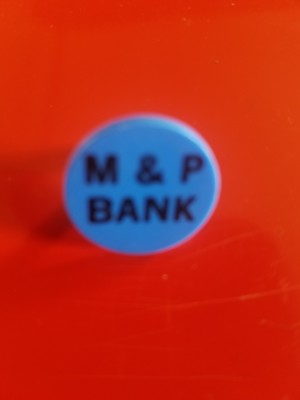 Vintage M&P Bank Executive Employee Lapel Blue Pin Banker Banking | eBay