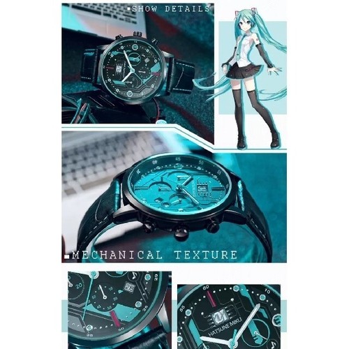 Hatsune Miku Chronograph Watch Official Merchandise Brand New Japan ...