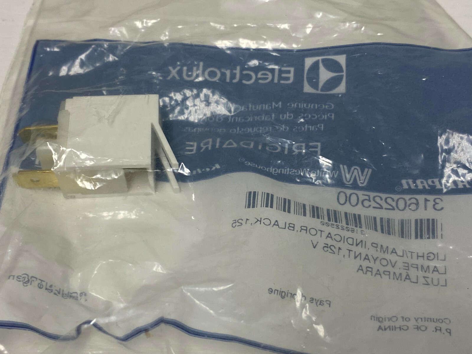 GENUINE OEM Frigidaire Range Indicator Light 316022500 | eBay