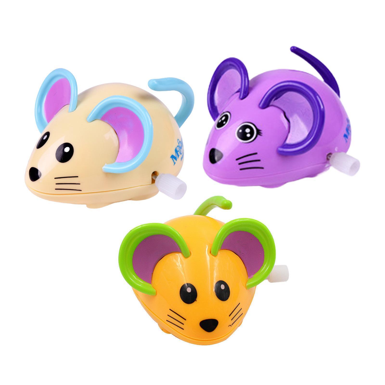 3Pcs Clockwork Mouse Toy Funny for Goody Bag Fillers Basket Stocking | eBay