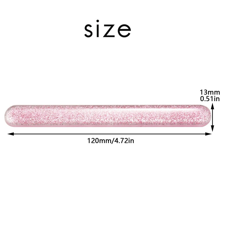 Glass Nail File Crystal Nail Shiner Buffers with Portable Case for ...