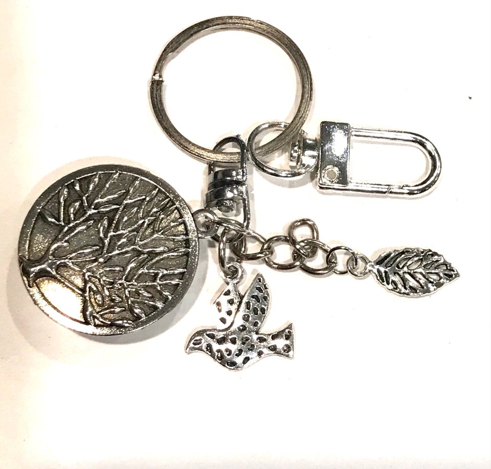 Handmade Key chain key rings charm unique gift idea wearable art ...