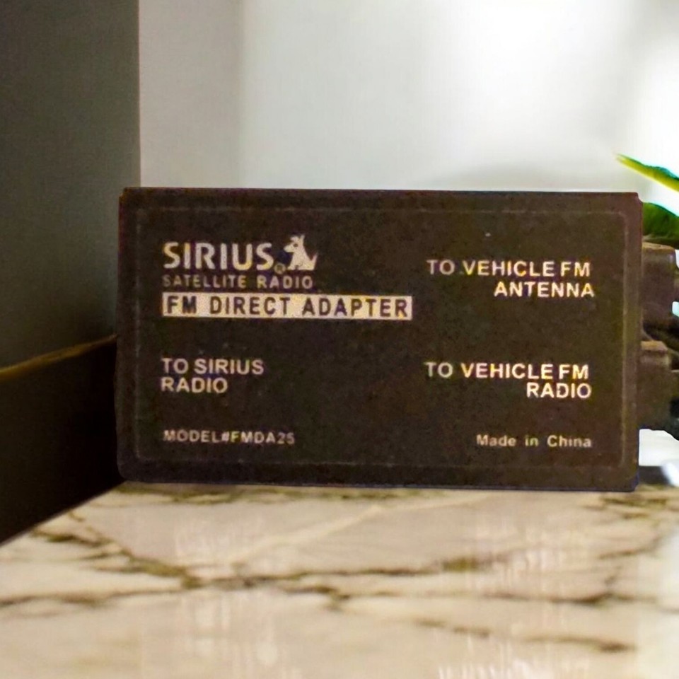 Sirius FM Direct Adapter FMDA25 For Satellite Radio Open Box w ...
