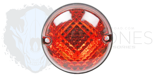 Rear Round Fog Light Assembly Land Rover Defender 2006 - 2016 LR048201 ...