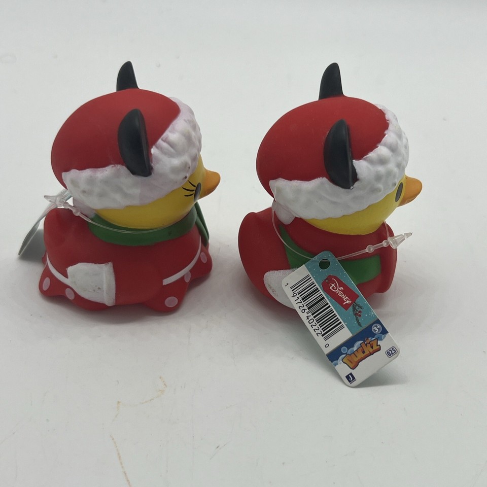 Disney Duckz Christmas Mickey & Minnie Mouse Rubber Ducks NWT | eBay