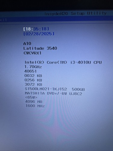 DELL LATITUDE 3540 15.6" i3-4010 1.7GHz 4GB RAM Windows 10 | eBay