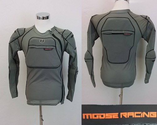 Moose Racing Body Armor Jacket Men's S Gray Mesh #J4233 | eBay