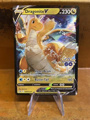 Dragonite V - SWSH235 - Pokemon Sword & Shield Promo Ultra Rare Holo ...