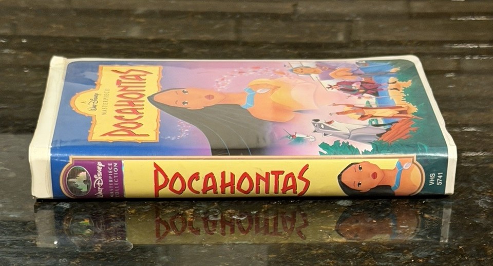Pocahontas (VHS, ‘95) Walt Disney Masterpiece - Clamshell Case. Works ...