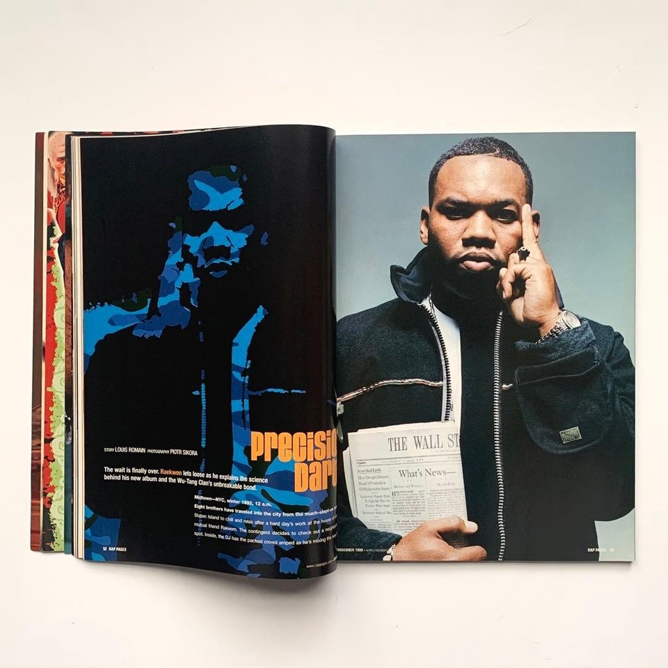 RAP PAGES MAGAZINE NOVEMBER 1999 Raekwon Cover Hip Hop Wu-Tang Clan ...