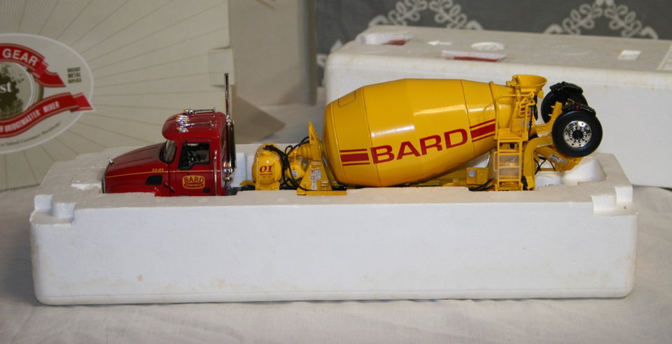 First Gear 1/34th Mack Granite w Bridgemaster Mixer - Bard Concrete ...