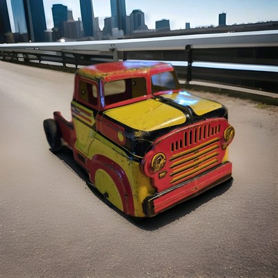 Vintage Marx Semi Truck. with BONUS Marx Railcar | eBay