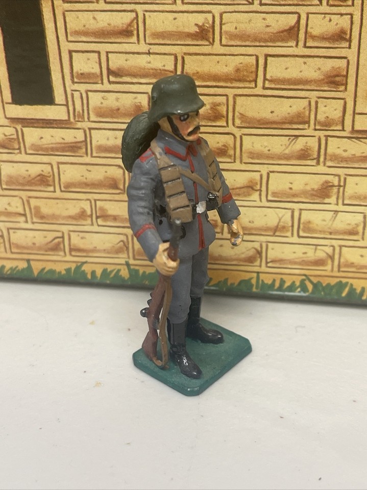 German WWI 54mm Metal Toy Soldier Nicely Painted Stadden Recast #4 | eBay