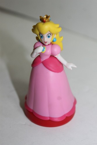 Princess Peach Amiibo Super Mario Bros Series Nintendo Red Base | eBay UK