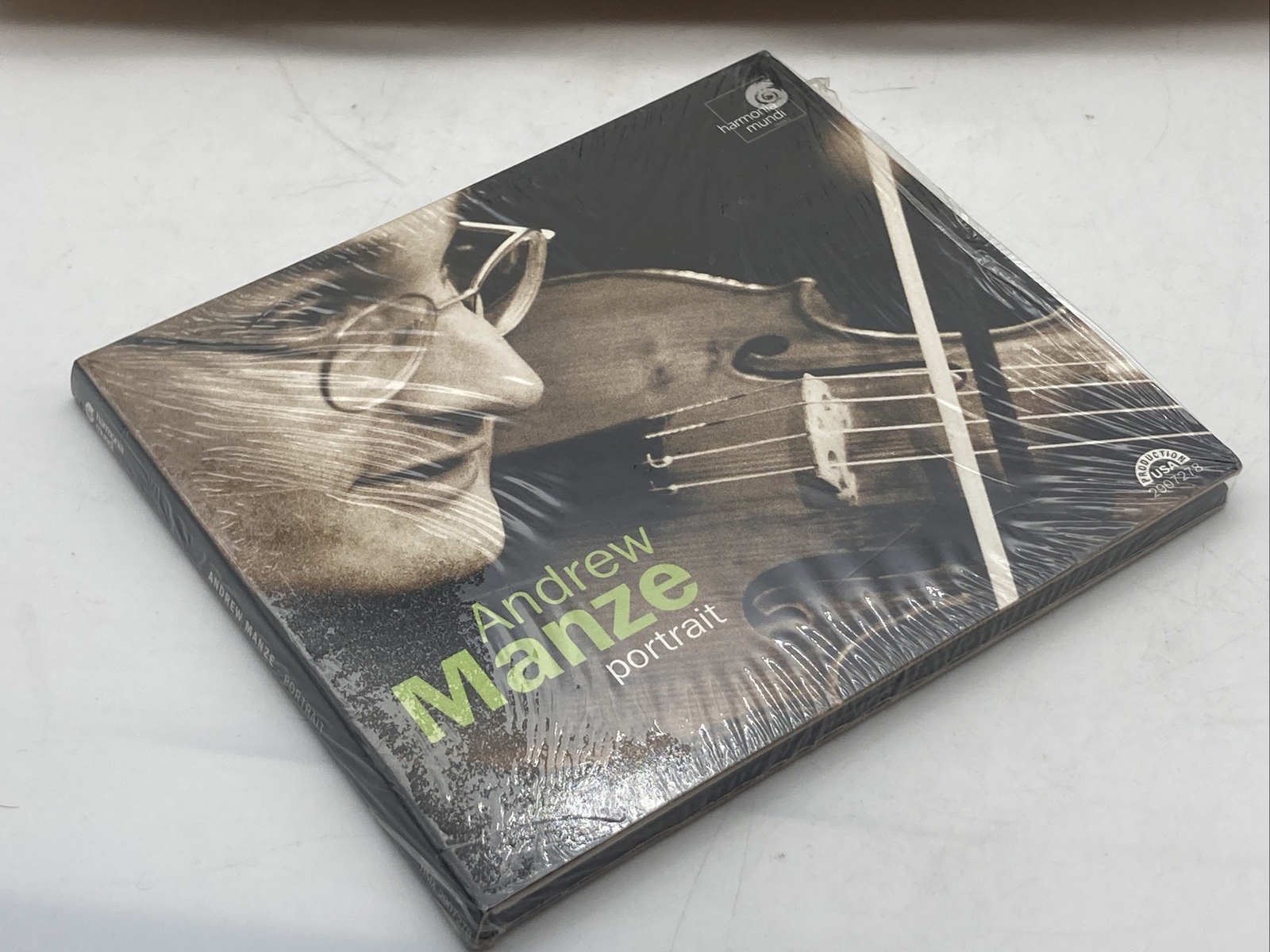 Portrait by Andrew Manze (CD, 2000, Harmonia Mundi) FACTORY SEALED NEW ...