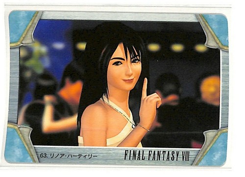 Final Fantasy 8 VIII Trading Card Carddass 63 Rinoa Heartilly Bandai ...
