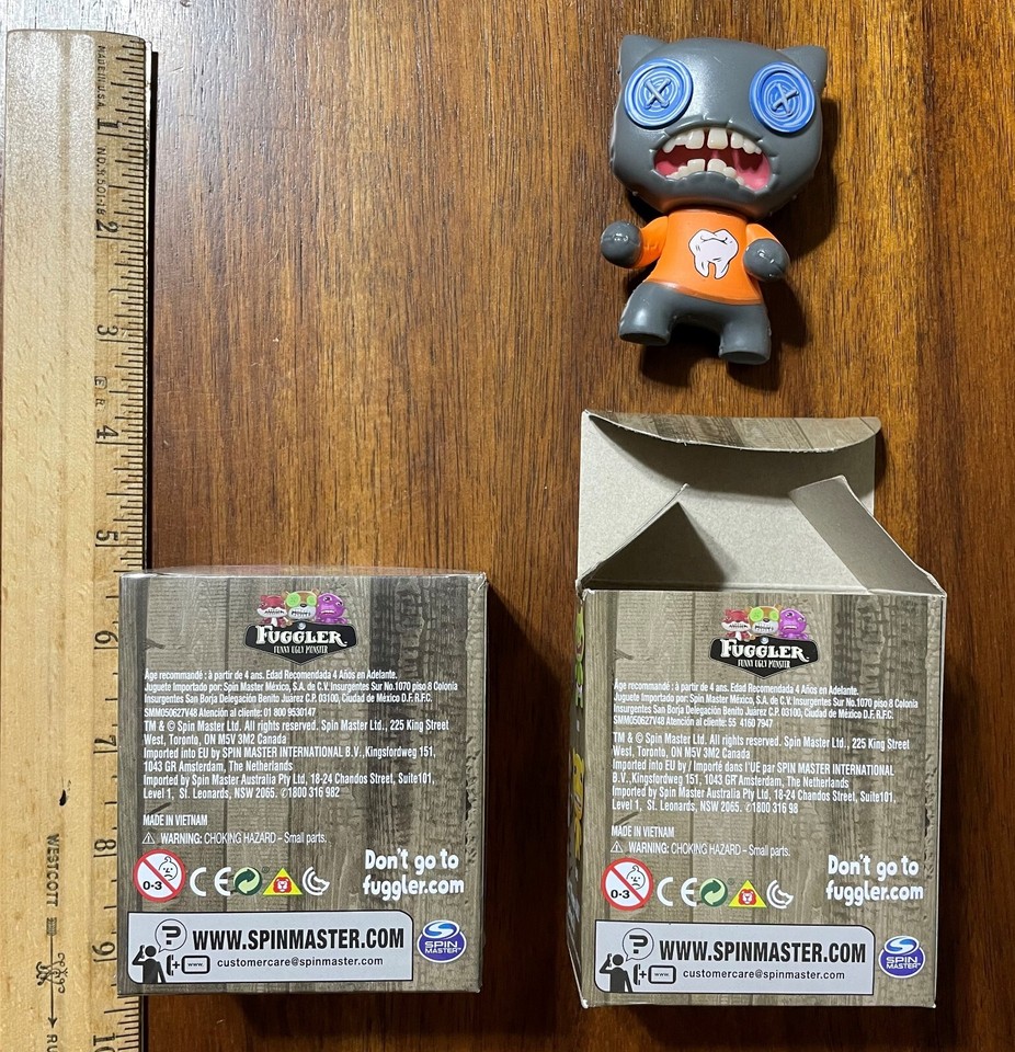 Lot 2 Fuggler mini vinyl figures one box sealed other open toys ...