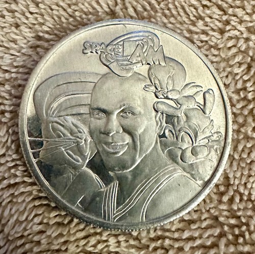 Michael Jordan 1996 Space Jam Commemorative Coin Tune Squad 78 Monstars ...