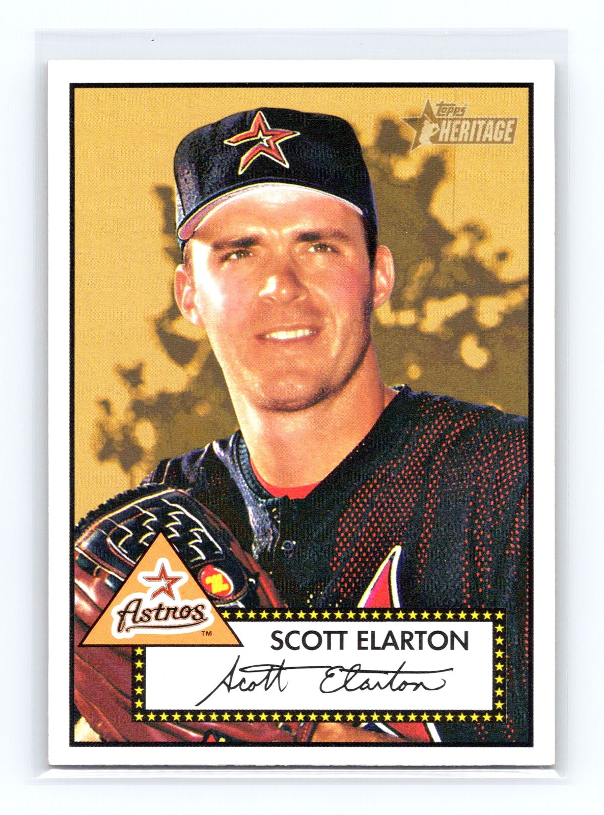 2001 Topps Heritage #78b Scott Elarton Black Back | eBay