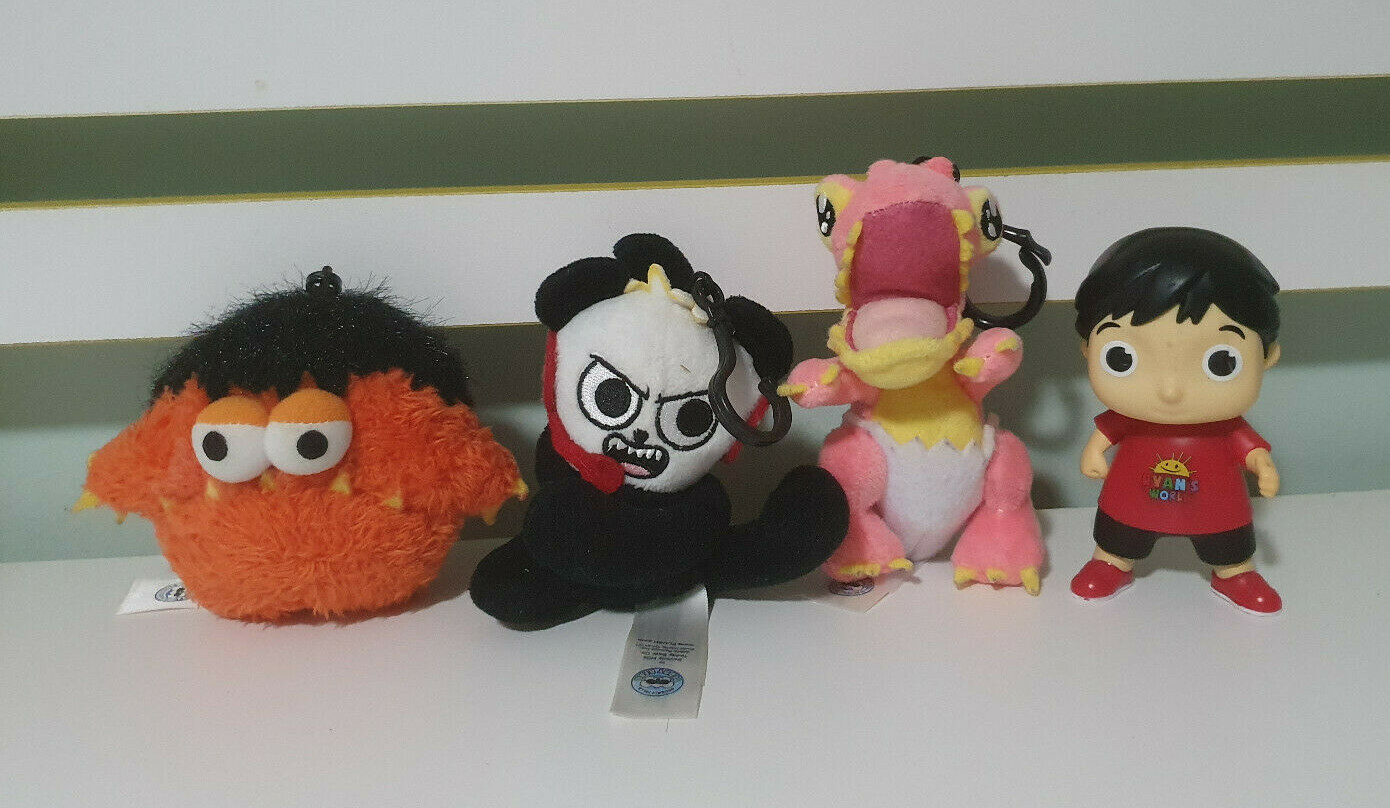 RYANS WORLD MOE SHELLDON AND COMBO PANDA KEYCHAINS RYAN'S WORLD | eBay