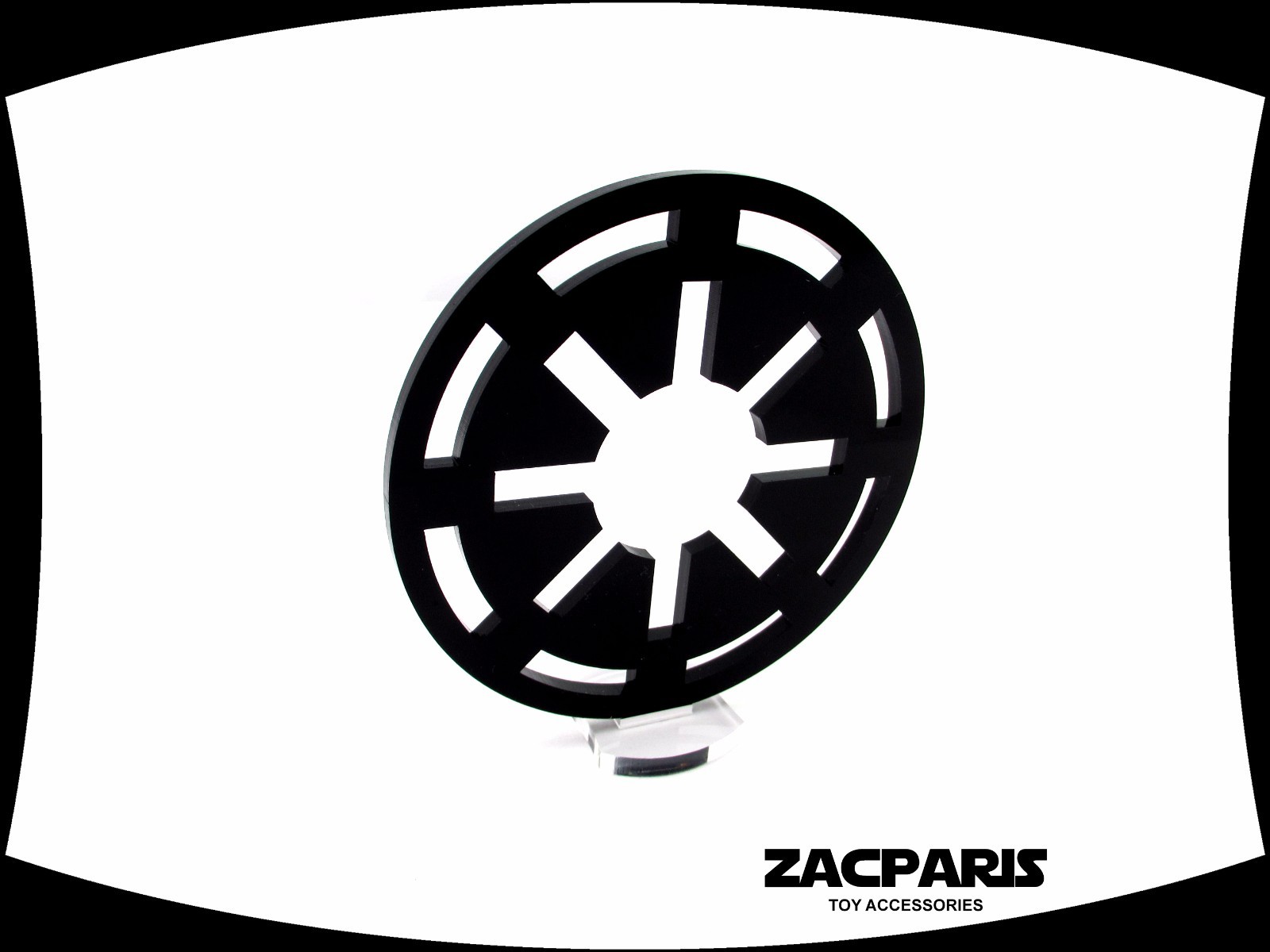 Galactic Republic Emblem for displays. Choose from Clear or Black ...