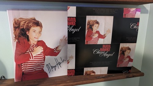 Maya Hawke SIGNED LP Chaos Angel DELUXE EDITION w/Poster Record Vinyl ...
