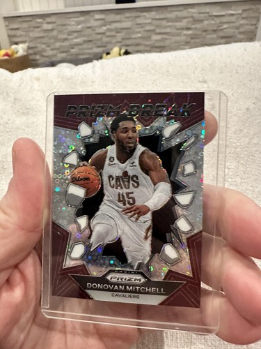 Prizm Basketball 2023-24 Donovan Mitchell Prizm Break Silver Disco 8 ...