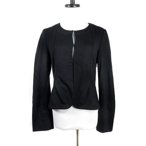 [Japan Used Fashino] Lautreamont Jacket Collarless Long Sleeve Wool ...
