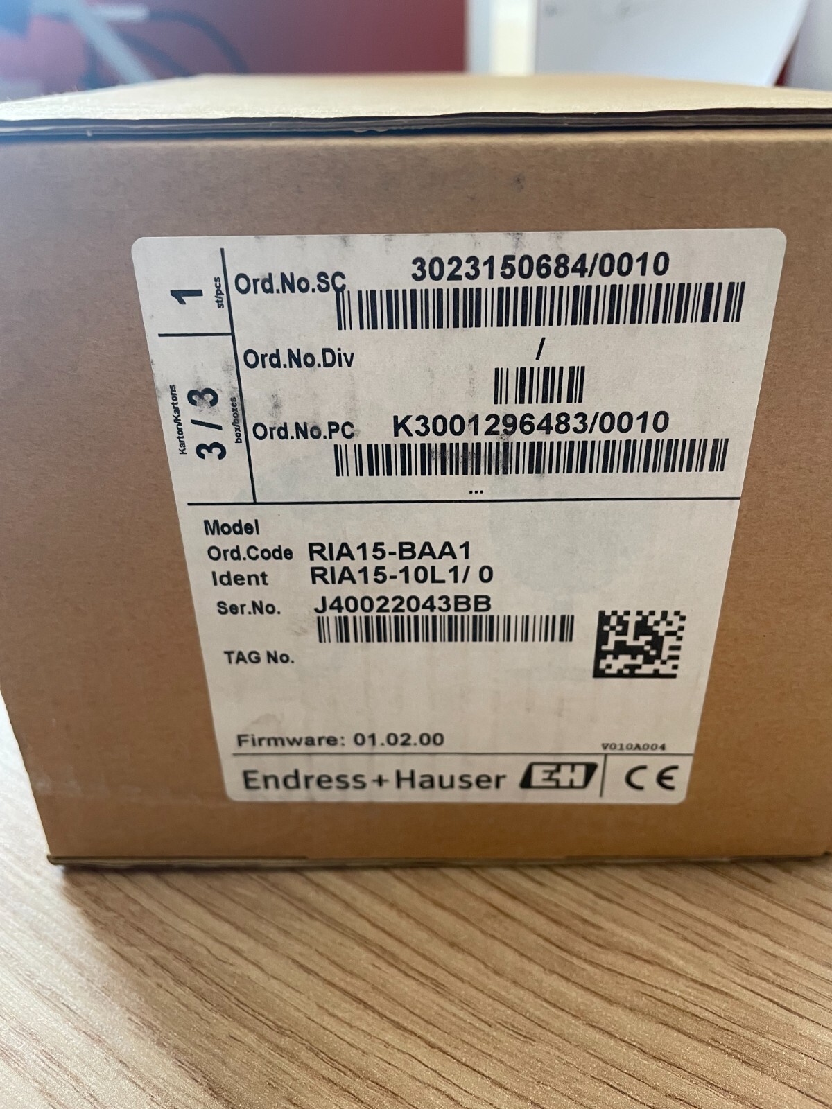 Endress Hauser RIA15 Prozessanzeiger RIA15-10L1/0 *** | eBay.de