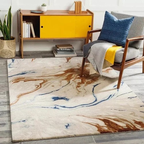 Hand Tufted Handmade Premium Rug 100% Woolen Custom rug, Living Room ...
