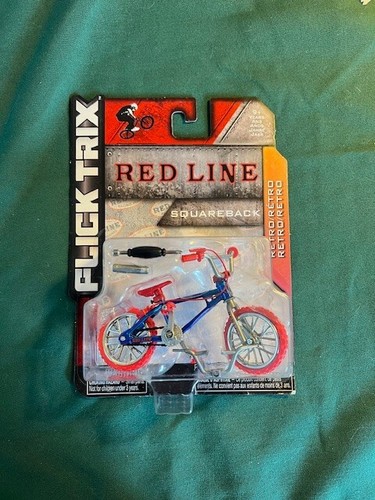 RED LINE SQUAREBACK, Flick Trix Blue and Red Finger bike. | eBay