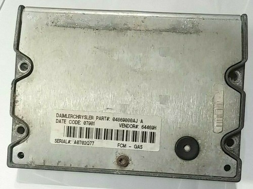 2001 2002 2003 Chrysler control module 04869000AJ, VENDOR:64469H, s/n ...