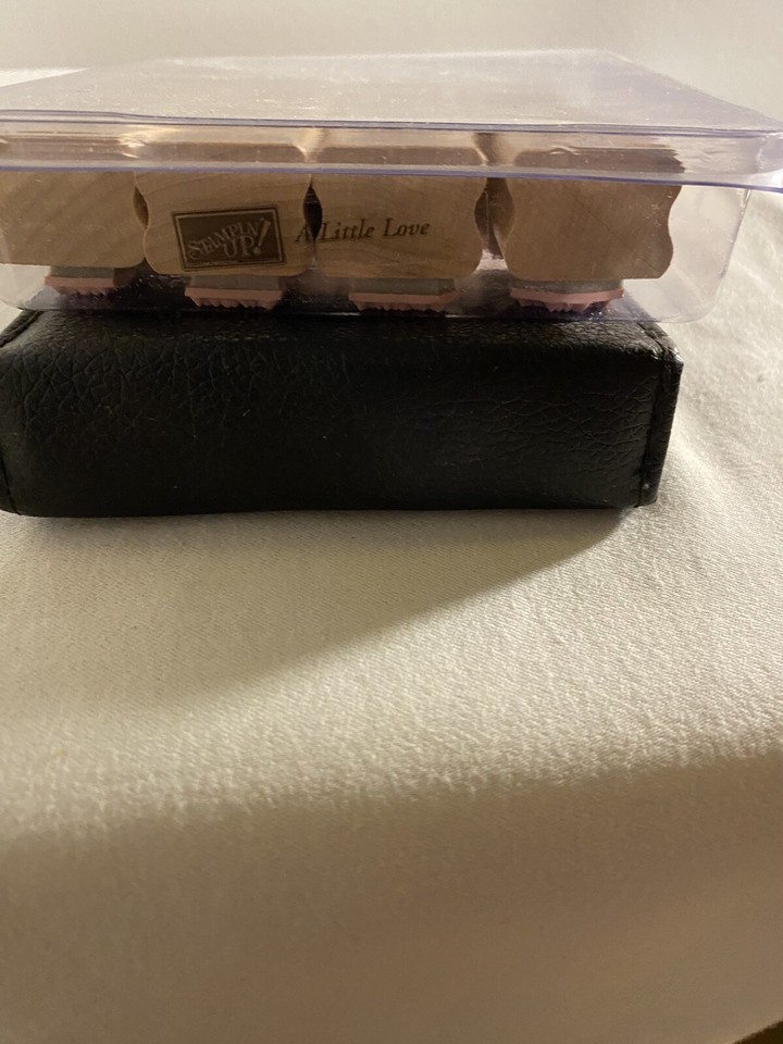 Stampin Up! 2004 “A Little Love” Rubber Stamp Set of 12 Stamps Wood ...