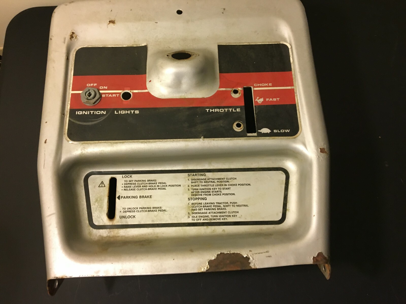 Sears / Craftsman Lawn Mower Dashboard 678H272 | eBay