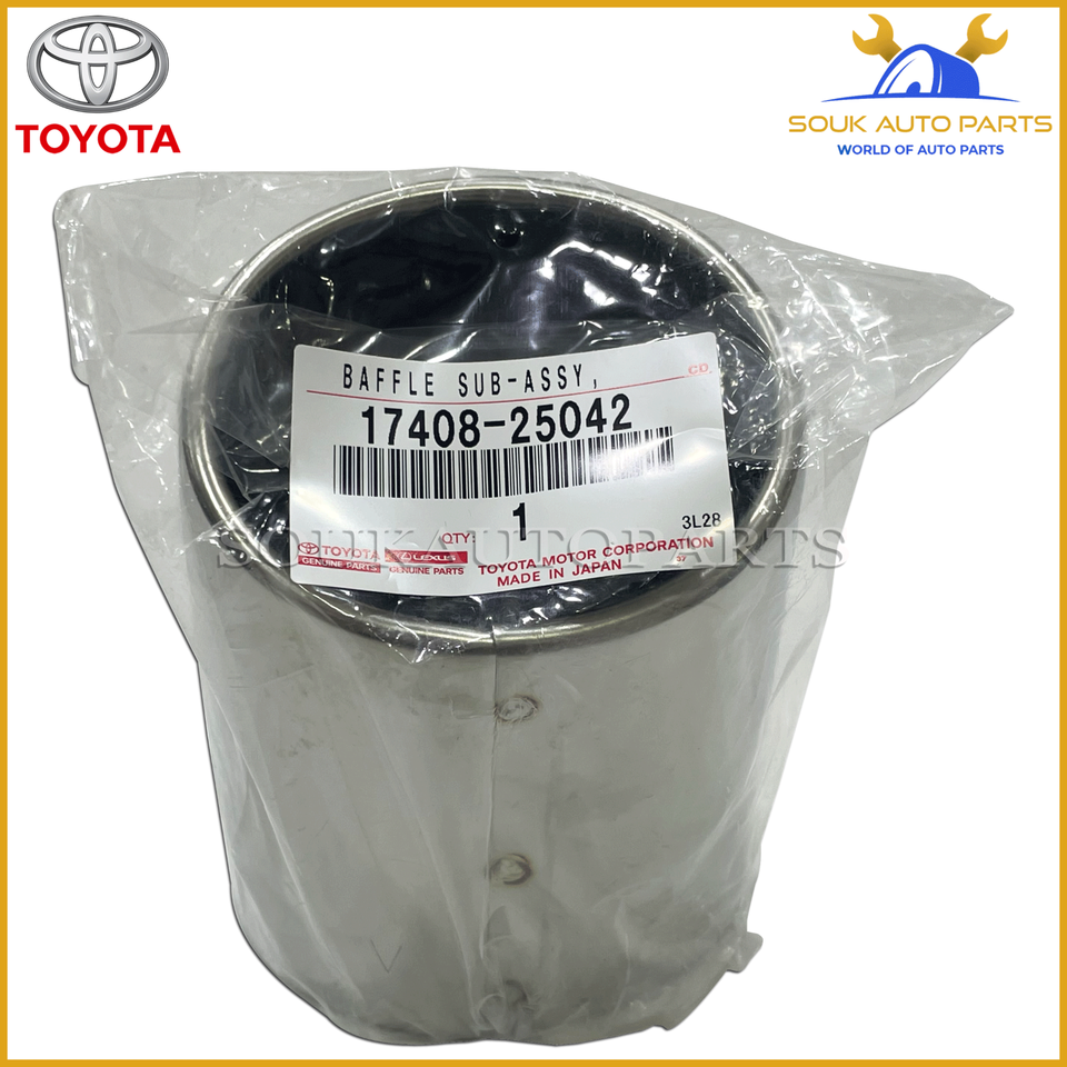 17408-25042 Genuine Toyota BAFFLE SUB-ASSY 1740825042 OEM | eBay