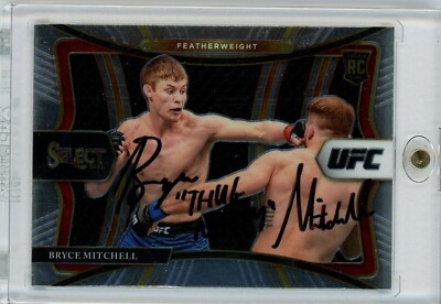 2021 Select Premier Level UFC Bryce Mitchell RC #108 Signed Autograph ...