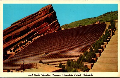 Red Rocks Theater Denver Mountain Parks Colorado VTG Chrome Postcard A8 ...