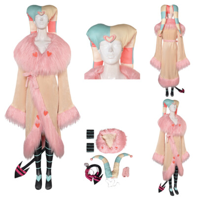 Helluva Fizzarolli Boss Cosplay Pajamas Nightgown Halloween Hat Dress ...