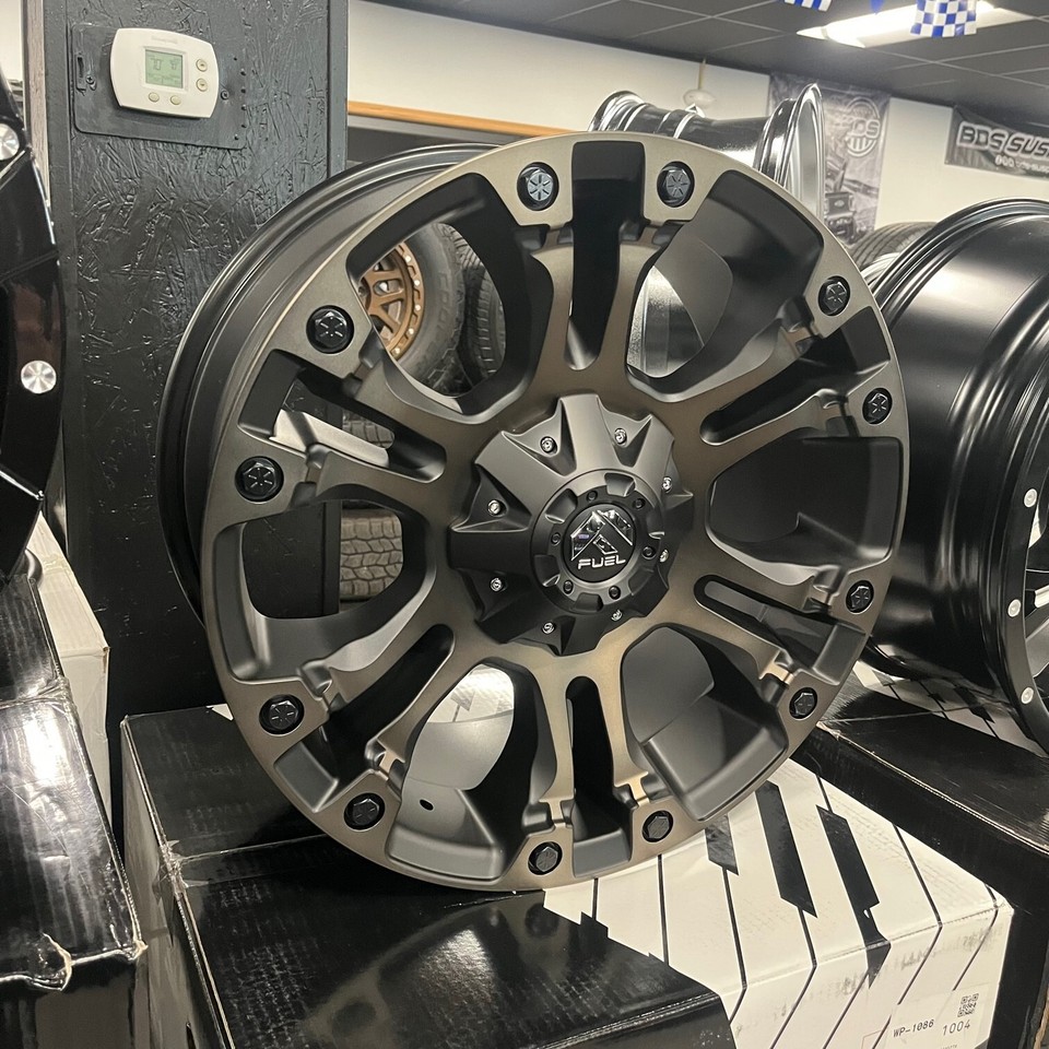 4 New Fuel D569 Vapor 18" Matte Black Tint 18x9 6x135 / 6x5.5 Wheels ...